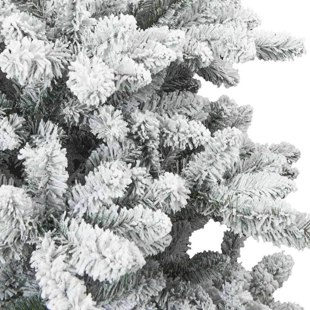 Umělý Skládací Vánoční Strom s stojanem Bílá 150 cm PVC a ocel 3397701