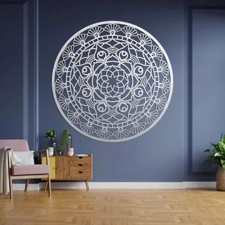Dřevěná mandala na zeď – Symbol harmonie a pozitivní energie I SENTOP PR0176