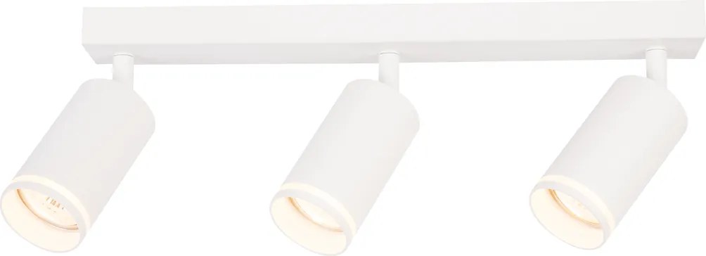 Bodové svítidlo Pipe Ring, 3x bílé kovové stínítko, w