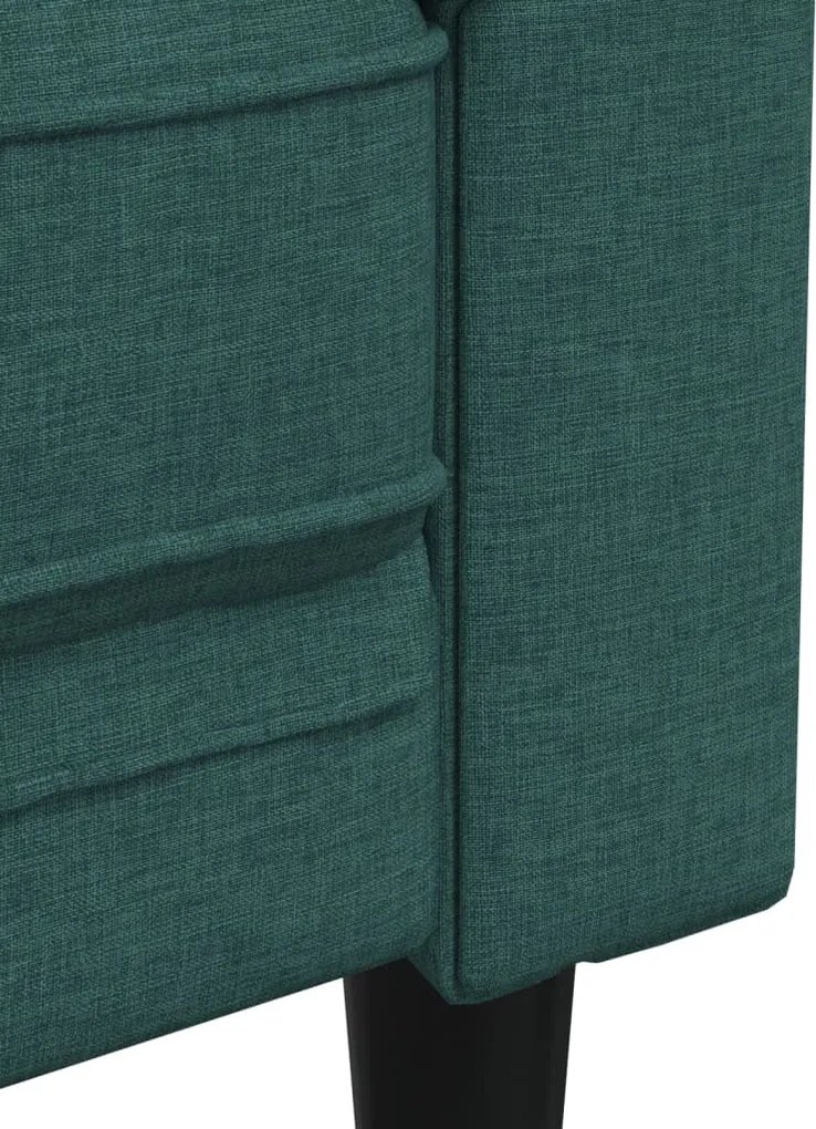 2dílná sedací souprava tmavě zelená textil 3209204