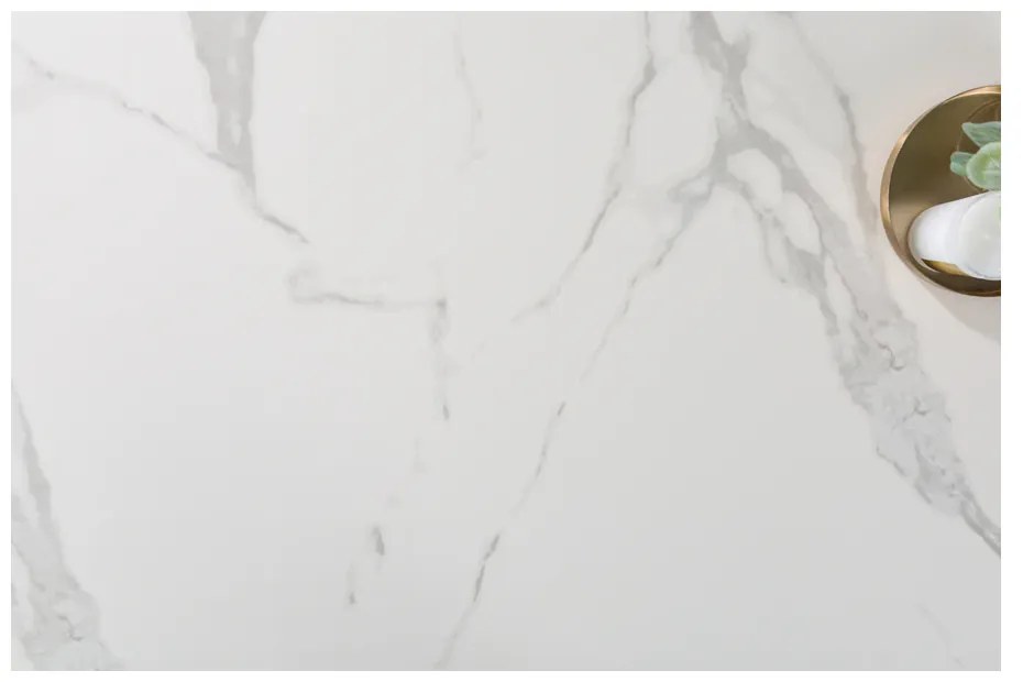 Massive home | Konferenční stolek SYMBIOSE WHITE MRAMOR 100 CM keramika