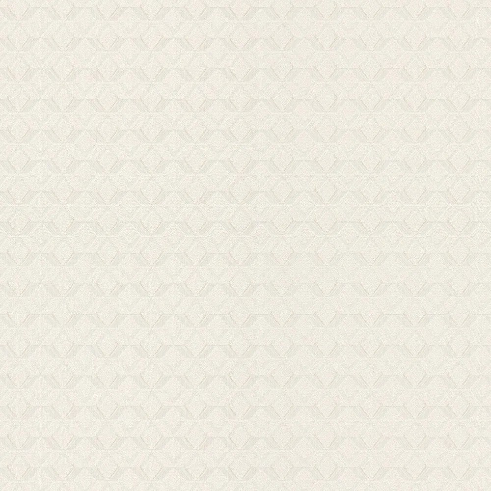 Luxusní krémová geometrická vliesová tapeta na zeď Z76027, Vision, Zambaiti Parati