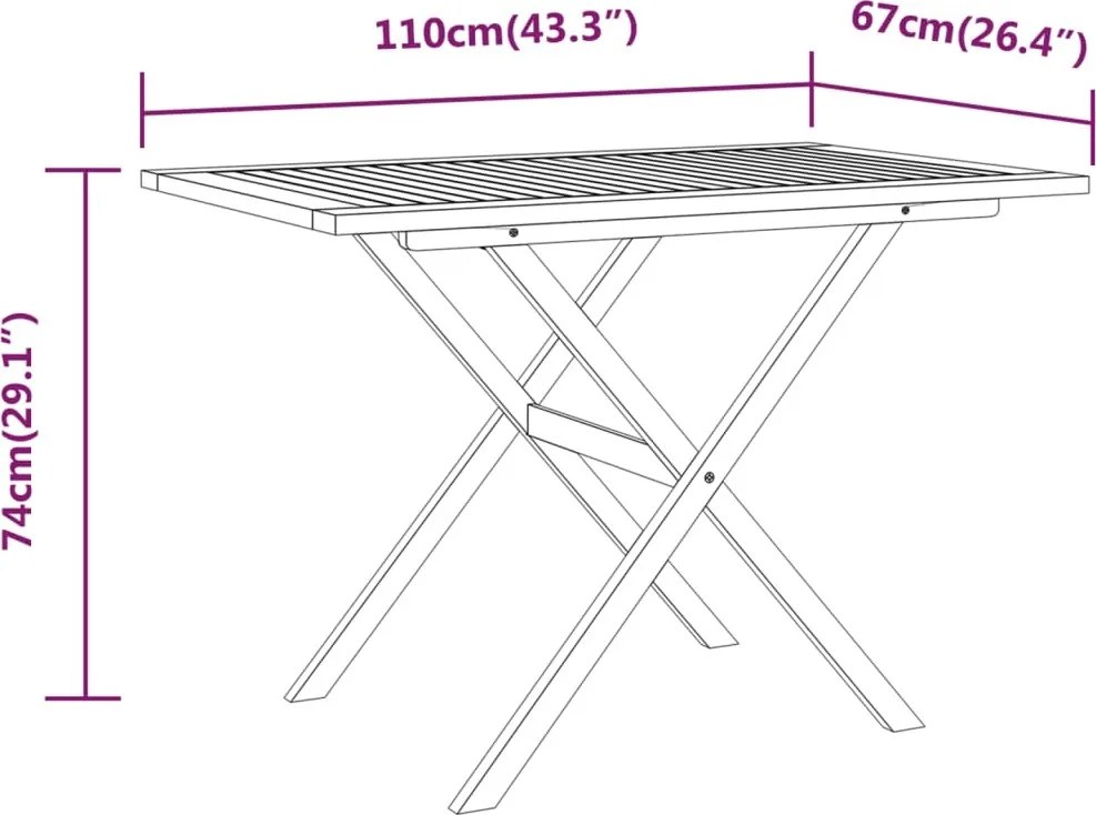 vidaXL 3dílný zahradní jídelní set s poduškami [3094300] Barva: Šedá