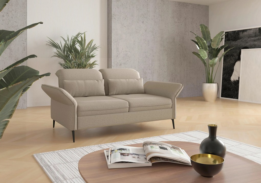 XXXLutz 2,5SEDÁK, textil, šedohnědá Sit & More - Pohovky - 00014401186K