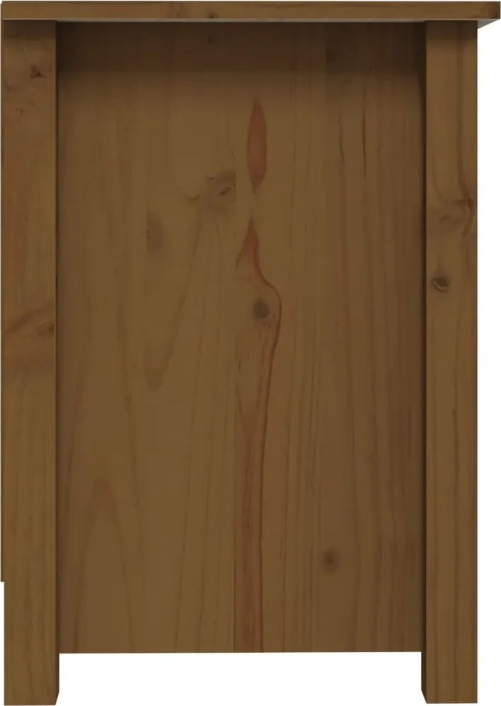 vidaXL TV skříňka 70 x 36,5 x 52 cm masivní borové dřevo [814580] Barva: medová hnědá