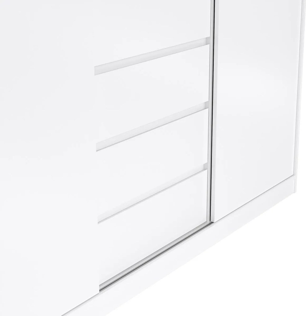 FALCO Skříň Simplicity 148 bílý lesk