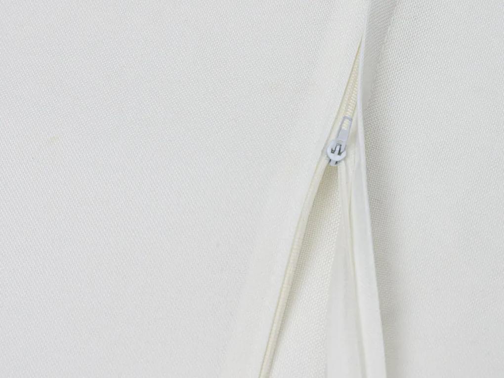 Dekorační povlak na polštář LEAFY LACE 40x40 cm, bílý