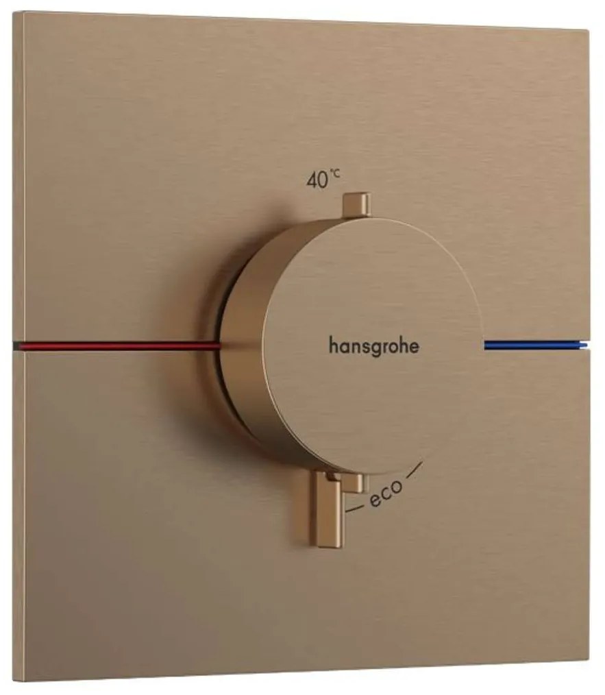 Hansgrohe ShowerSelect Comfort - Termostatická baterie pod omítku, kartáčovaný bronz 15574140