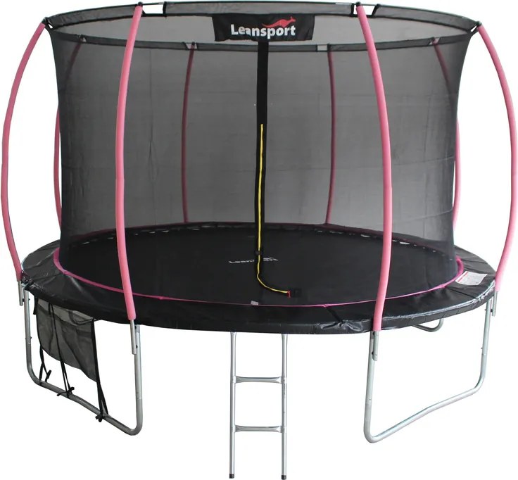 Trampolína LEAN Sport Max 16 ft 487 cm černo-růžová