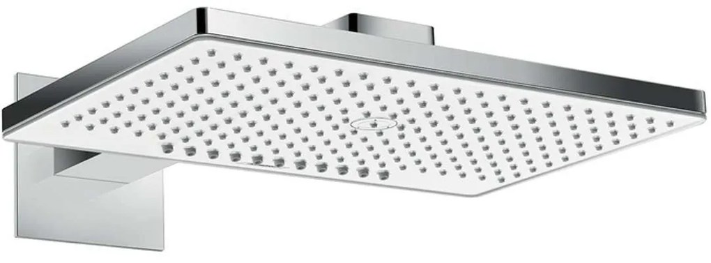 Hansgrohe Rainmaker Select - Hlavová sprcha 460, 2 proudy, EcoSmart 9 l/min, sprchové rameno 46 cm, bílá/chrom 24015400