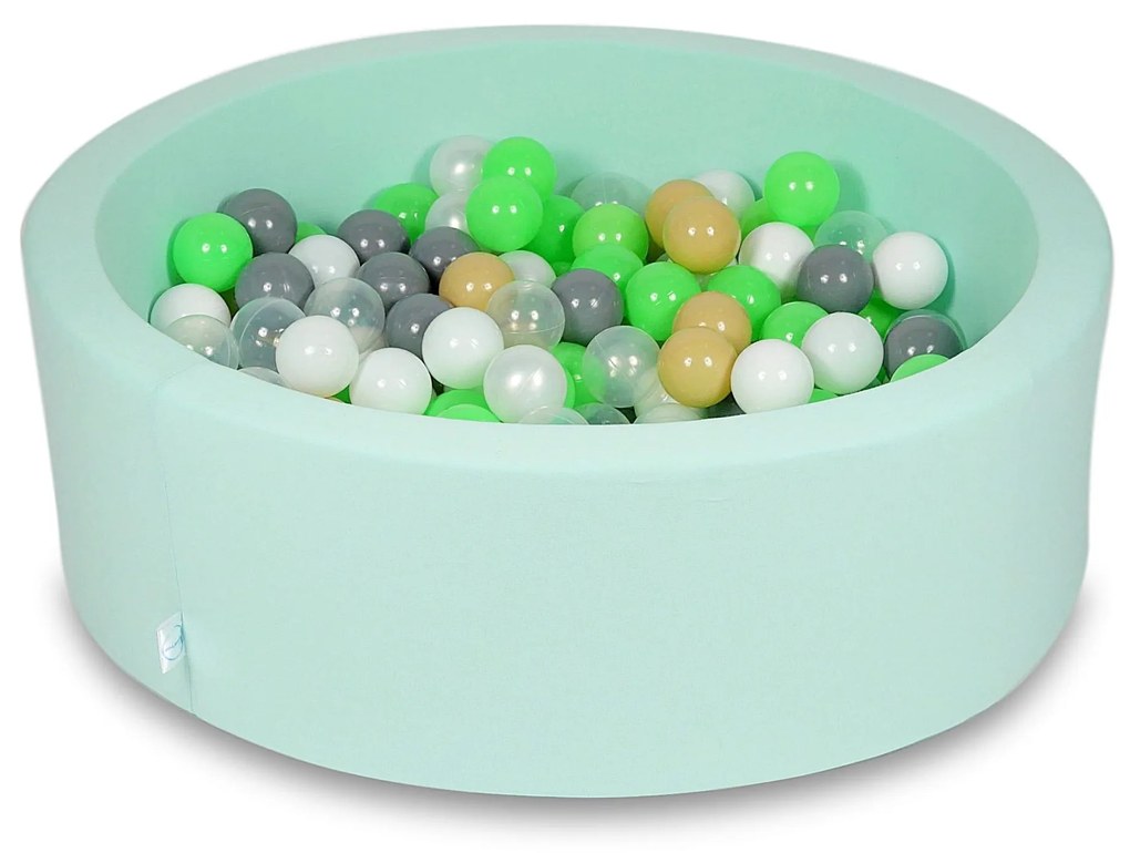 Suchý kulatý bazének s míčky XL VELVET (pol.110 cm), různé barvy