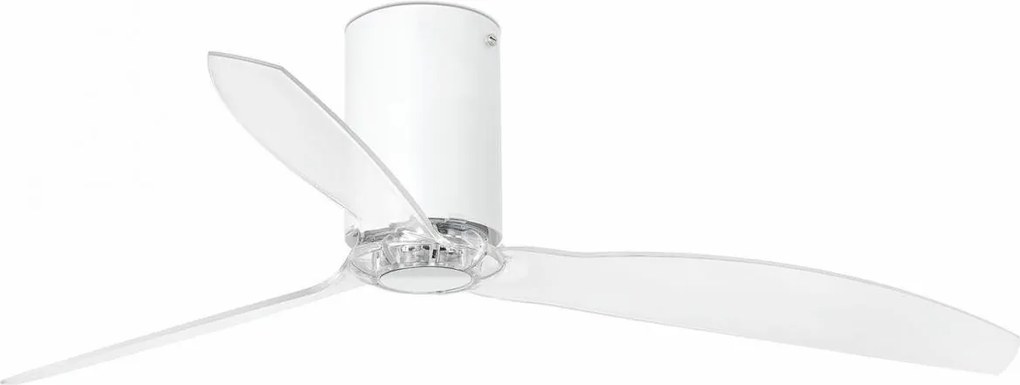 FARO 32039 MINI TUBE FAN, bílá/transparentní, stropní ventilátor s DC motorem - FARO