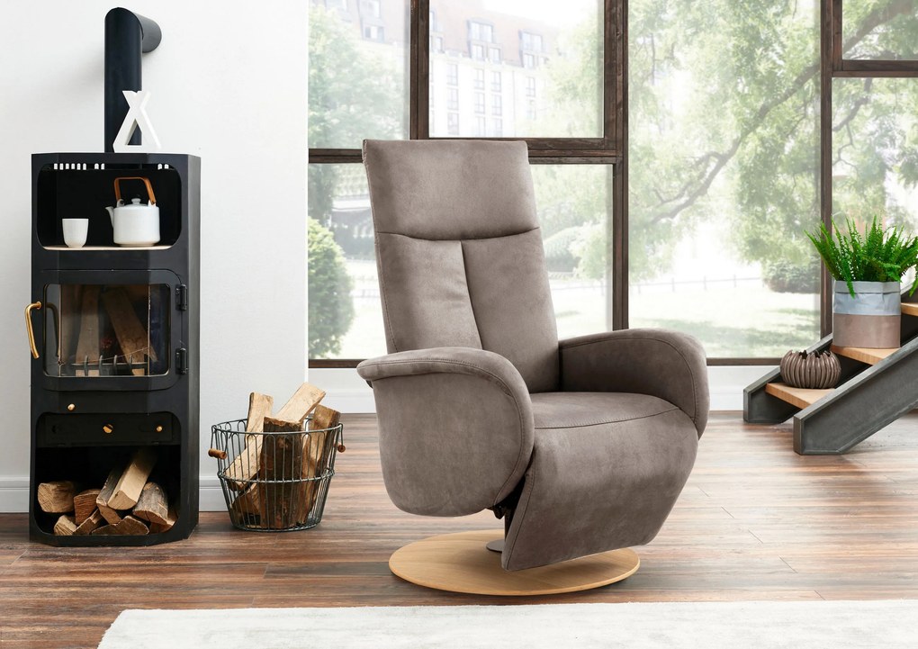 XXXLutz RELAXAČNÍ KŘESLO, textil, šedavě hnědá Sit & More - Online Only křesla & taburety - 000144006149