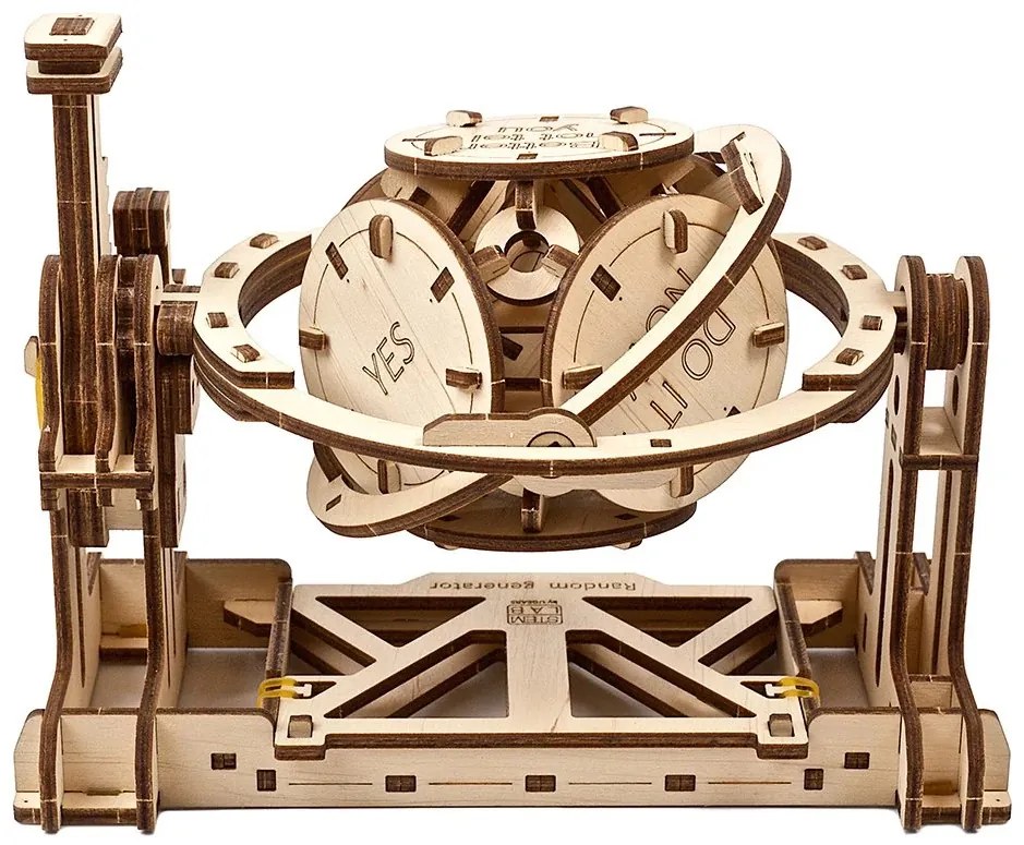 Ugears 3D dřevěné mechanické puzzle STEM náhodný generátor