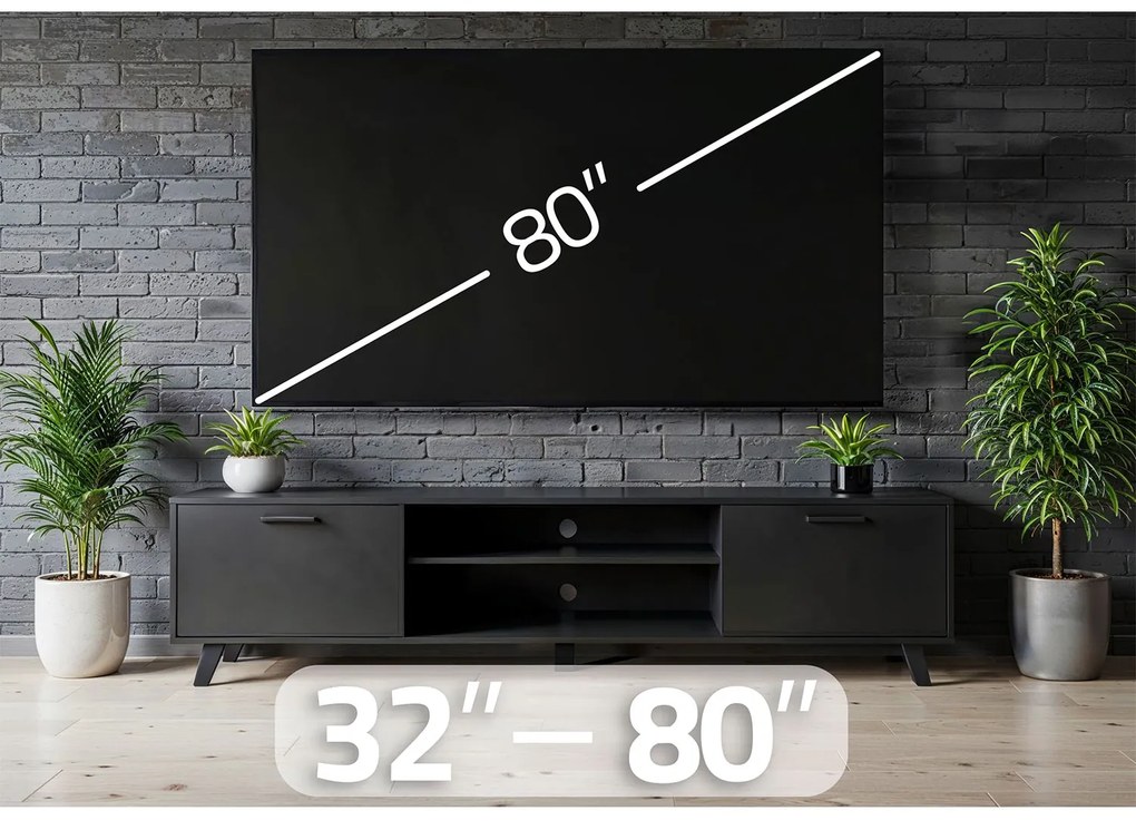 Držák na TV Humberg 70 kg pro televizory 32-80 palců s náklonem a otočením
