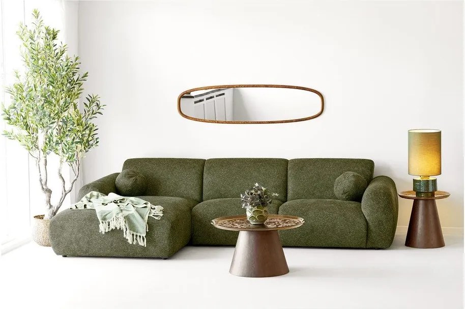 Kulatý odkládací stolek se skleněnou deskou ø 50 cm Orvieto – House Nordic