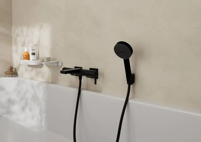 Hansgrohe Pulsify Select S, ruční sprcha 105 3jet Relaxation EcoSmart, černá matná, HAN-24111670
