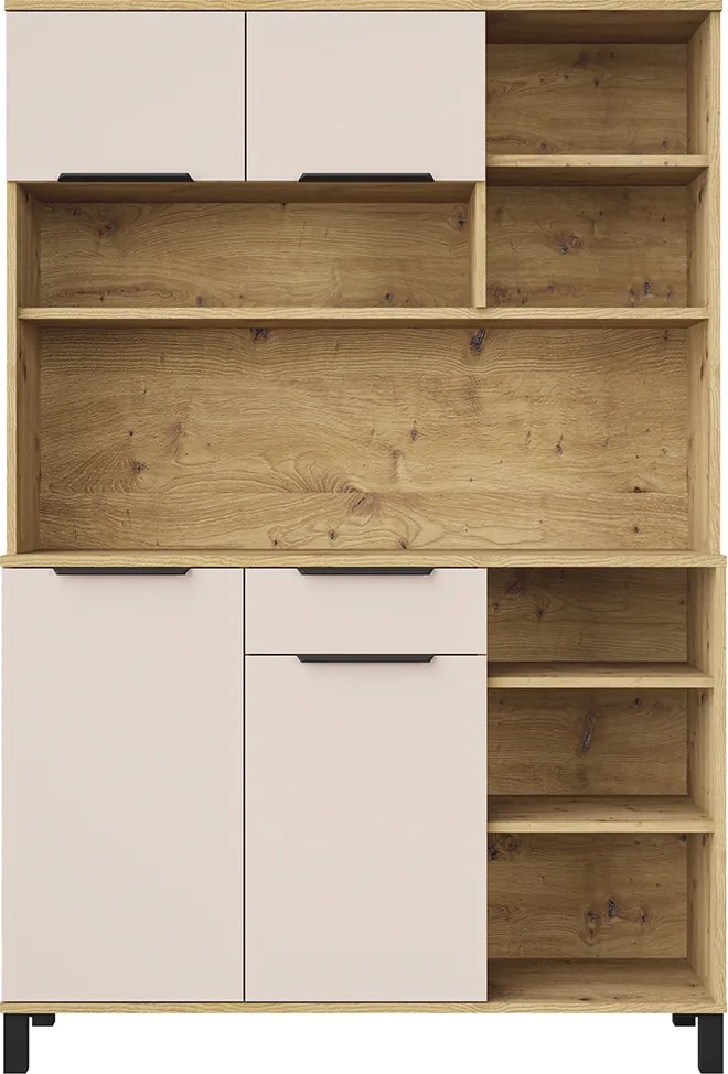 Kredenc příborník SOLEA | 269 cm | sestava 3 díly | artisan/kašmír