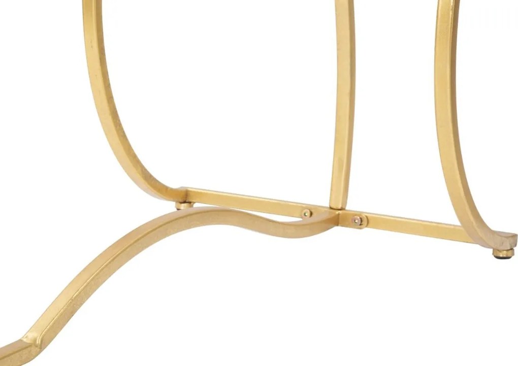 Designová konzole Sachiyo 130 cm zlatá