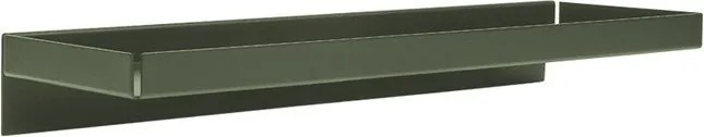 Tmavě zelená kovová police 50 cm Bakku – OYOY Living Design