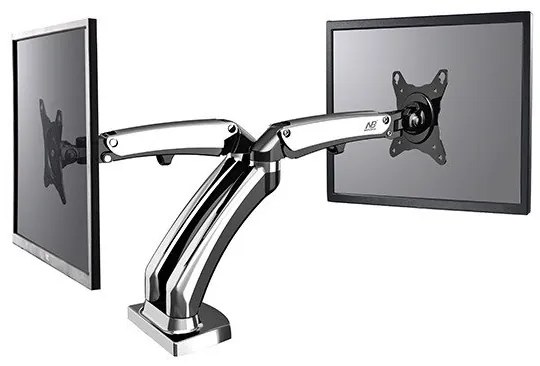 Profesionální variabilní stolní držák na 2 monitory F180