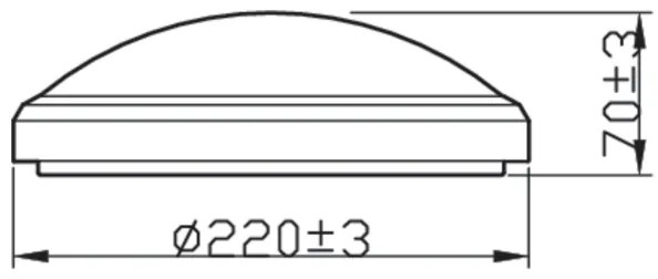 Philips - LED Koupelnové stropní svítidlo DORIS LED/6W/230V IP44