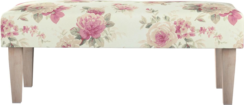 Dlouhá lavička 100x40cm barva vícebarevná látka vzorované