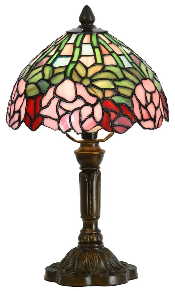 Stolní Tiffany lampa Fantina - Ø 21*39 cm