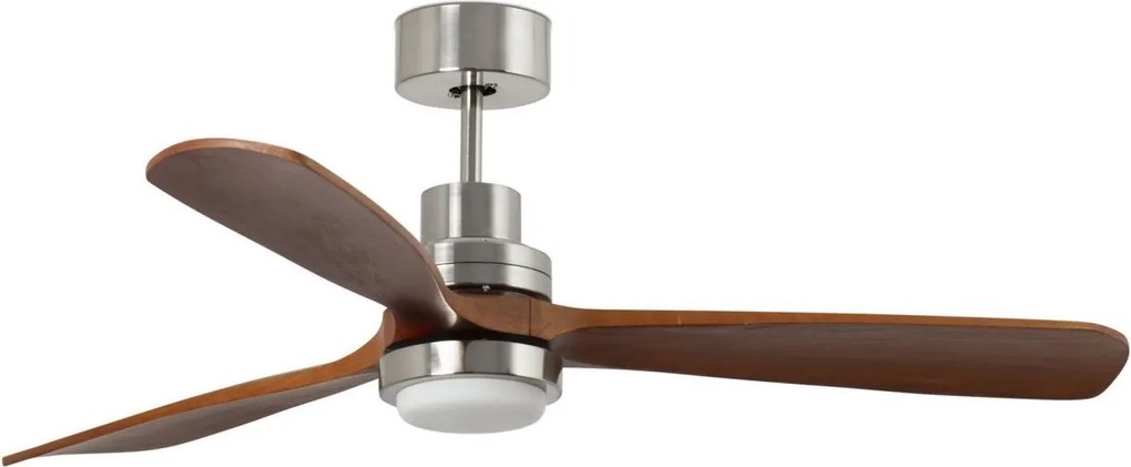 FARO 33463DC LANTAU XL LED stropní ventilátor, matný nikl s DC motorem - FARO