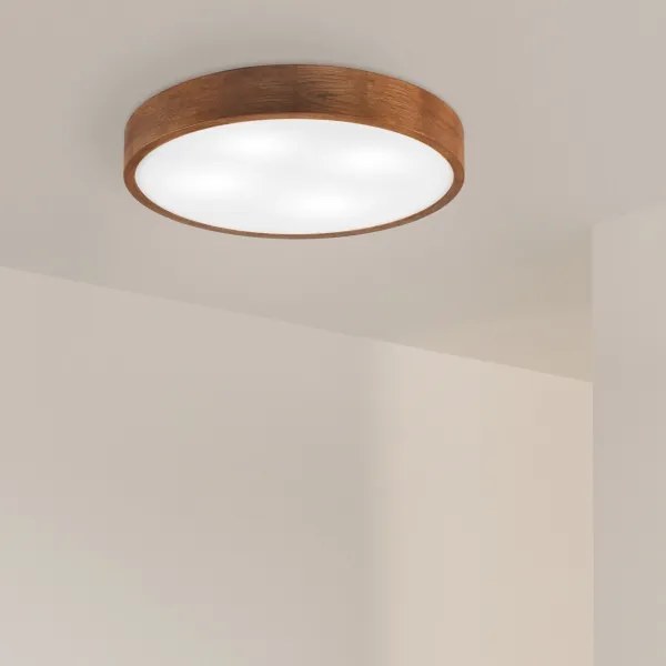 Brilagi - LED Stropní svítidlo CARVALHO 4xE27/60W/230V dub třešeň pr. 57,5 cm
