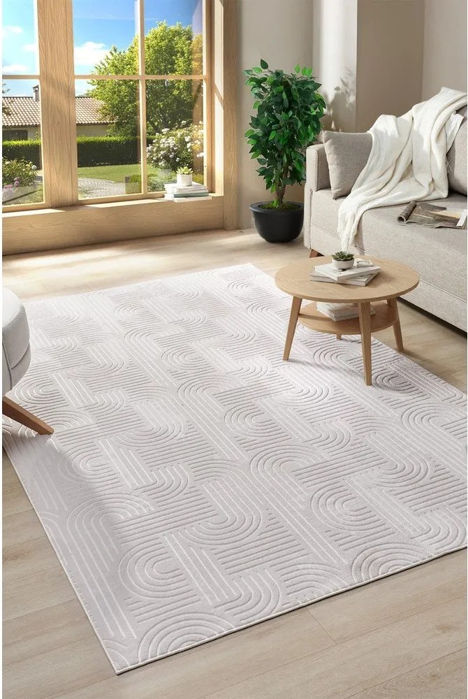 Krémový pratelný koberec 150x230 cm Bohemian – Mila Home