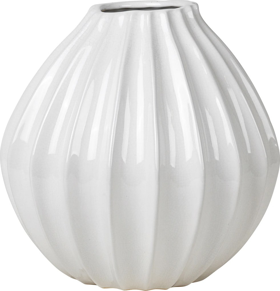 Váza Broste WIDE L V.30 cm ivory