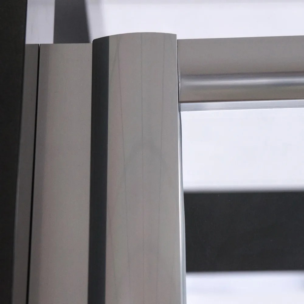 Čtvrtkruhový sprchový kout s dvoudílnými posuvnými dveřmi PXR2N 1850 mm 780–805 380 Transparent S Brillant PXR2N/800 531-800R55N-00-02