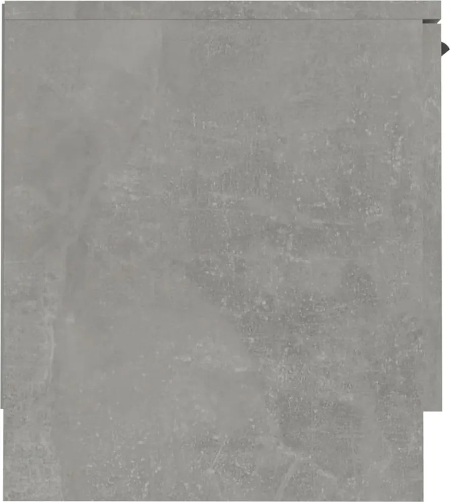 vidaXL TV skříňka 140 x 35 x 40 cm kompozitní dřevo [811452] Barva: Betonová šedá