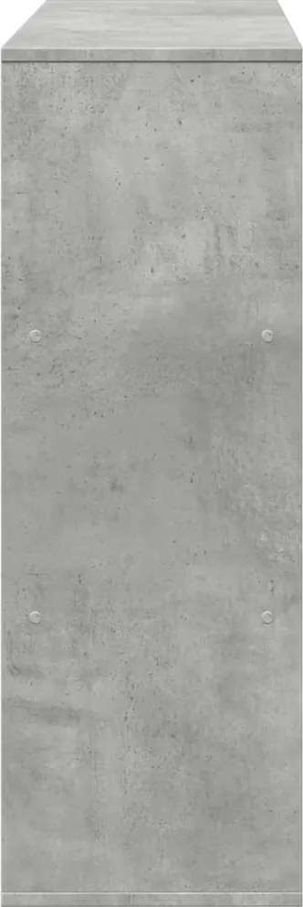 Dělicí stěna betonově šedá 100 x 33 x 94,5 cm kompozitní dřevo 3309477