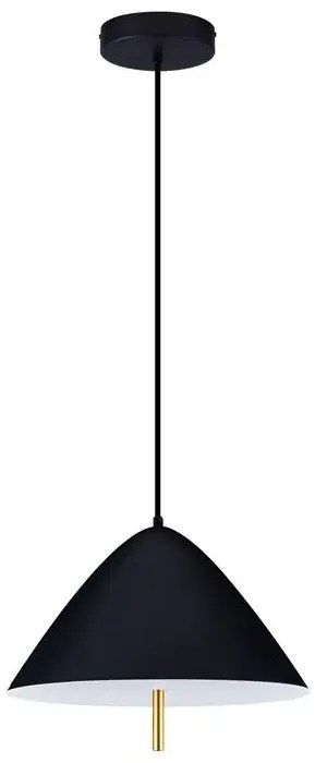 LED černý moderní lustr Oros