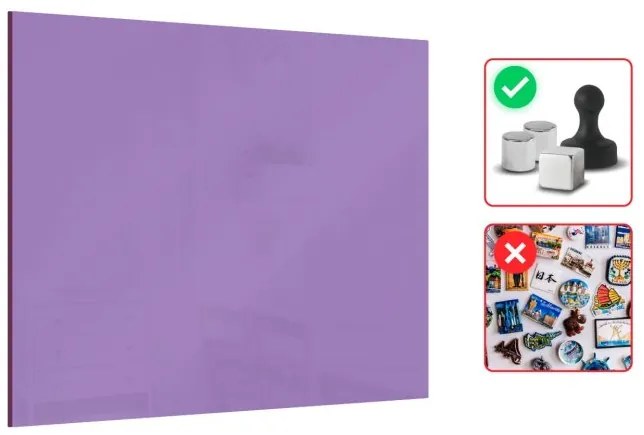Allboards, Magnetická skleněná tabule Lavender field 60x40 cm, TS60x40_40_54_0_0