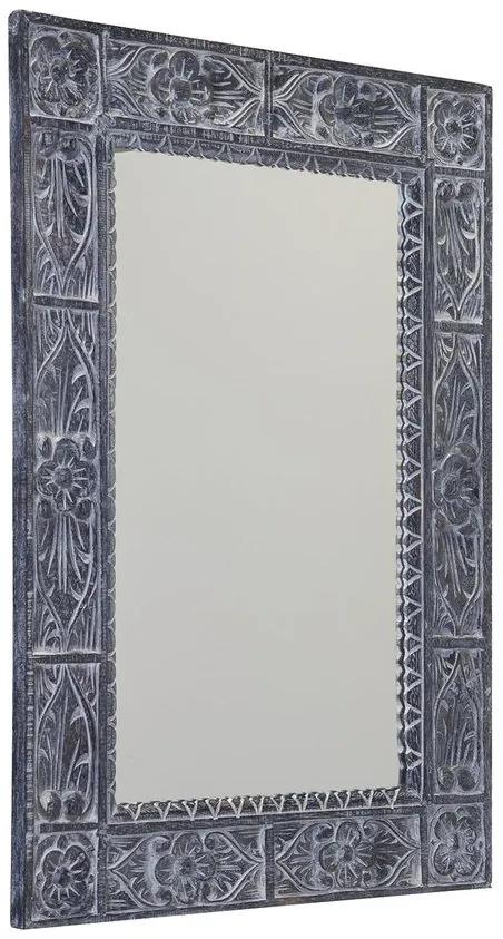 SAPHO - UBUD zrcadlo v rámu, 70x100cm, šedá IN231