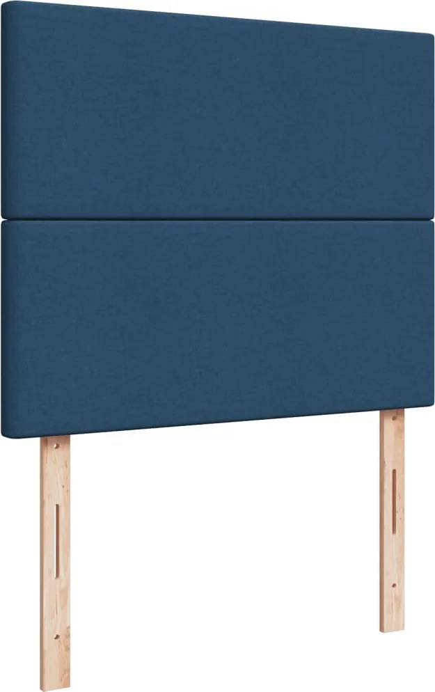Box spring postel s matrací černá 120x190 cm textil 3291218