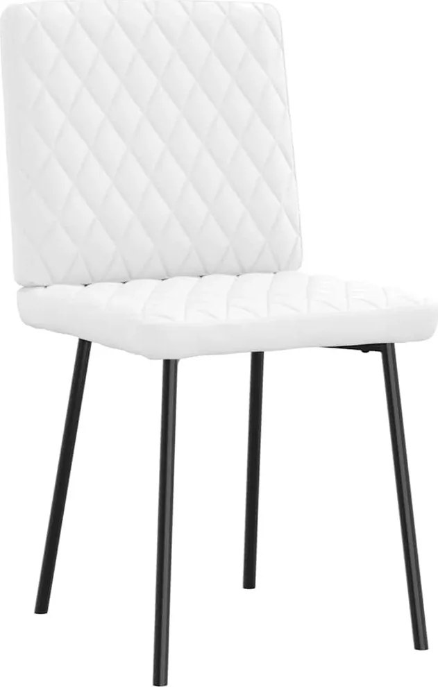 vidaXL Jídelní židle 6 ks umělé kůže [3315489] Barva: Černá