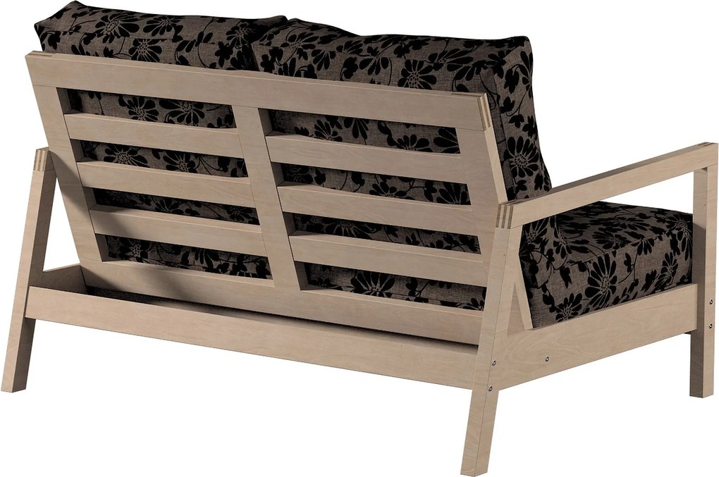 Potah na pohovku IKEA Lillberg 2-místná nerozkládací barva hnědá látka pletený vzor, vzorované