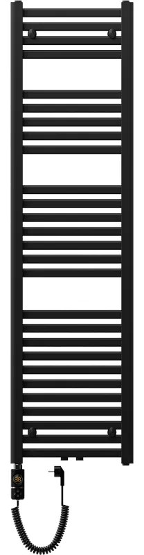 Mexen Hades, elektrické topné těleso 1500 x 400 mm, 600 W, černá, W104-1500-400-2600-70