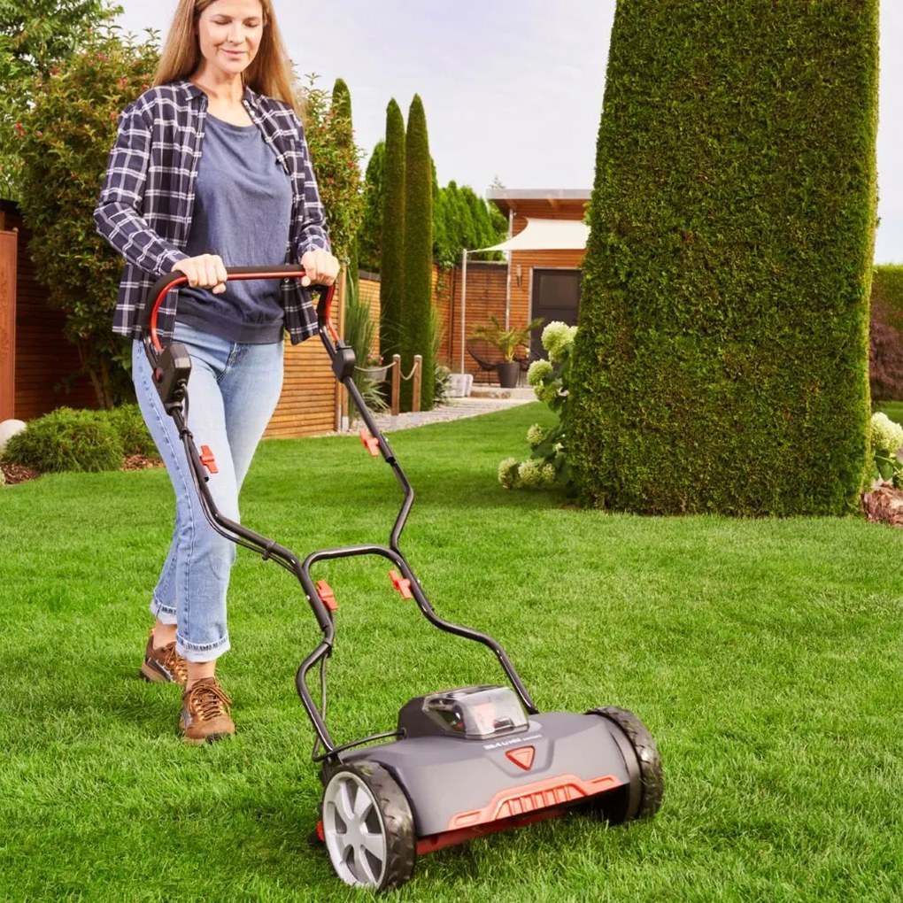 AL-KO Razor Cut 38.4 Li HM Comfort Aku vřetenová sekačka, záběr 38 cm, včetně baterie 18V (114035) – Servis ČR