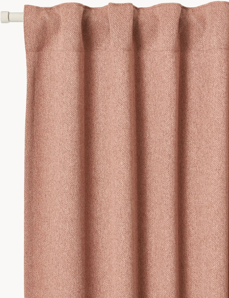 Sada neprůhledných závěsů Joan, 2 díly, Š 140 cm