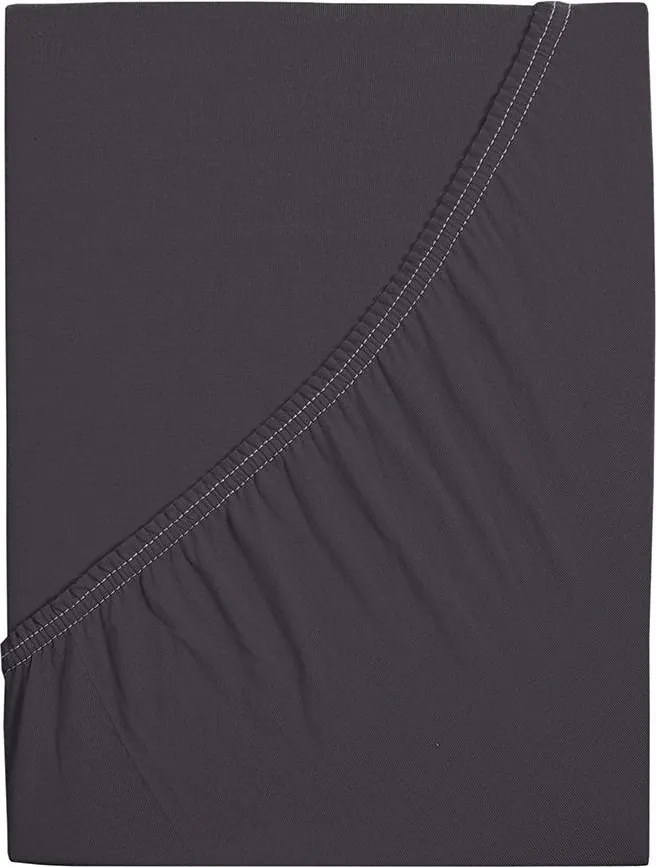 B.E.S. - Petrovice, s.r.o. Prostěradlo JERSEY dětské - Antracit 70 x 140