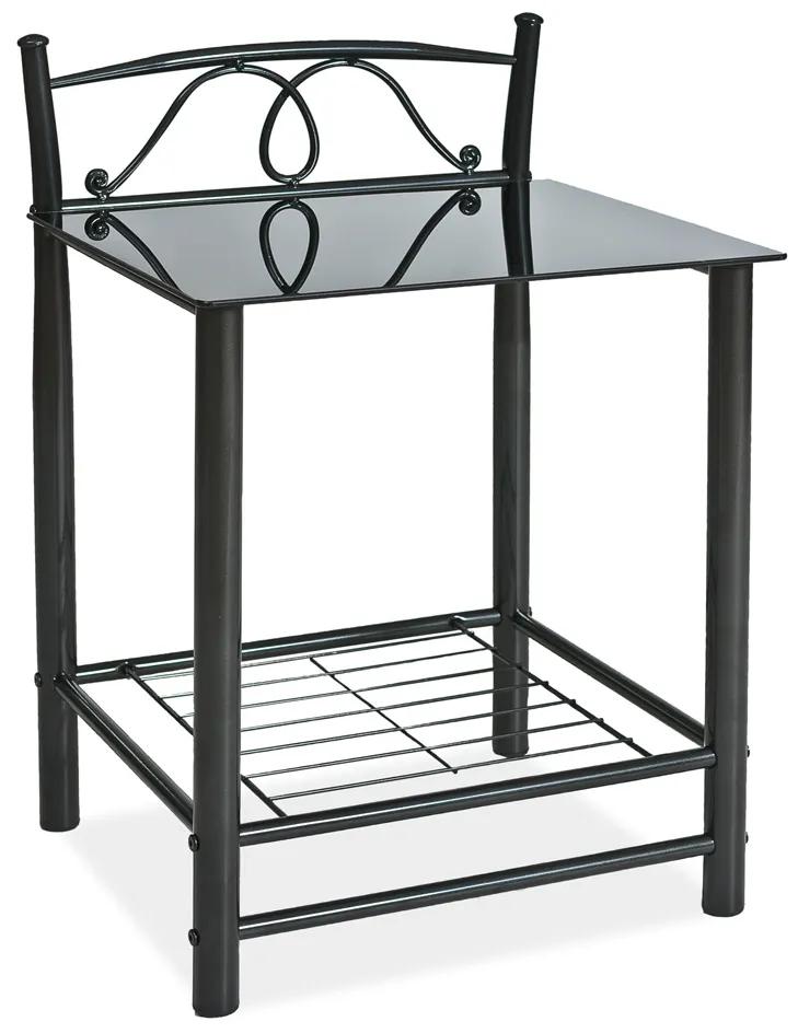 Noční stolek Dahlia (černá). 760562