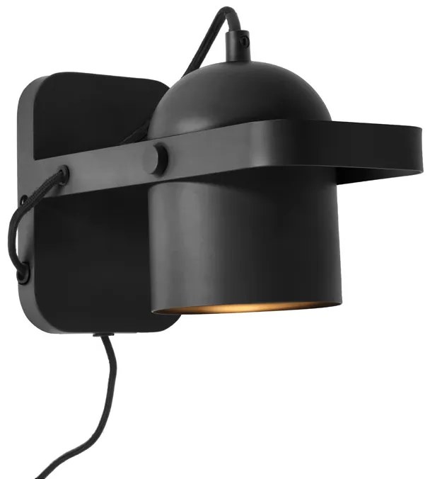 Villa Collection Lampa k upevnění na zeď Nesvik 15x10,7x23,5 cm Black