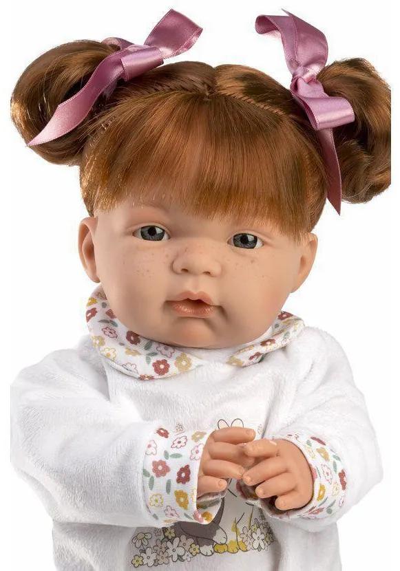 Llorens JOELLE 13854 - Realistická panenka s měkkým tělem 38 cm