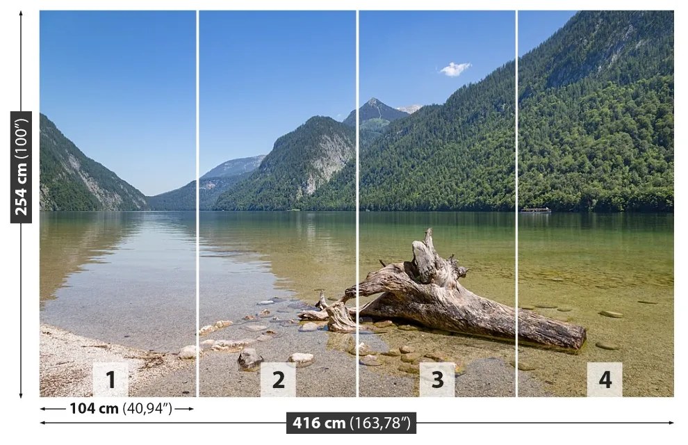 Fototapeta Koenigssee Bavorsko 104x70