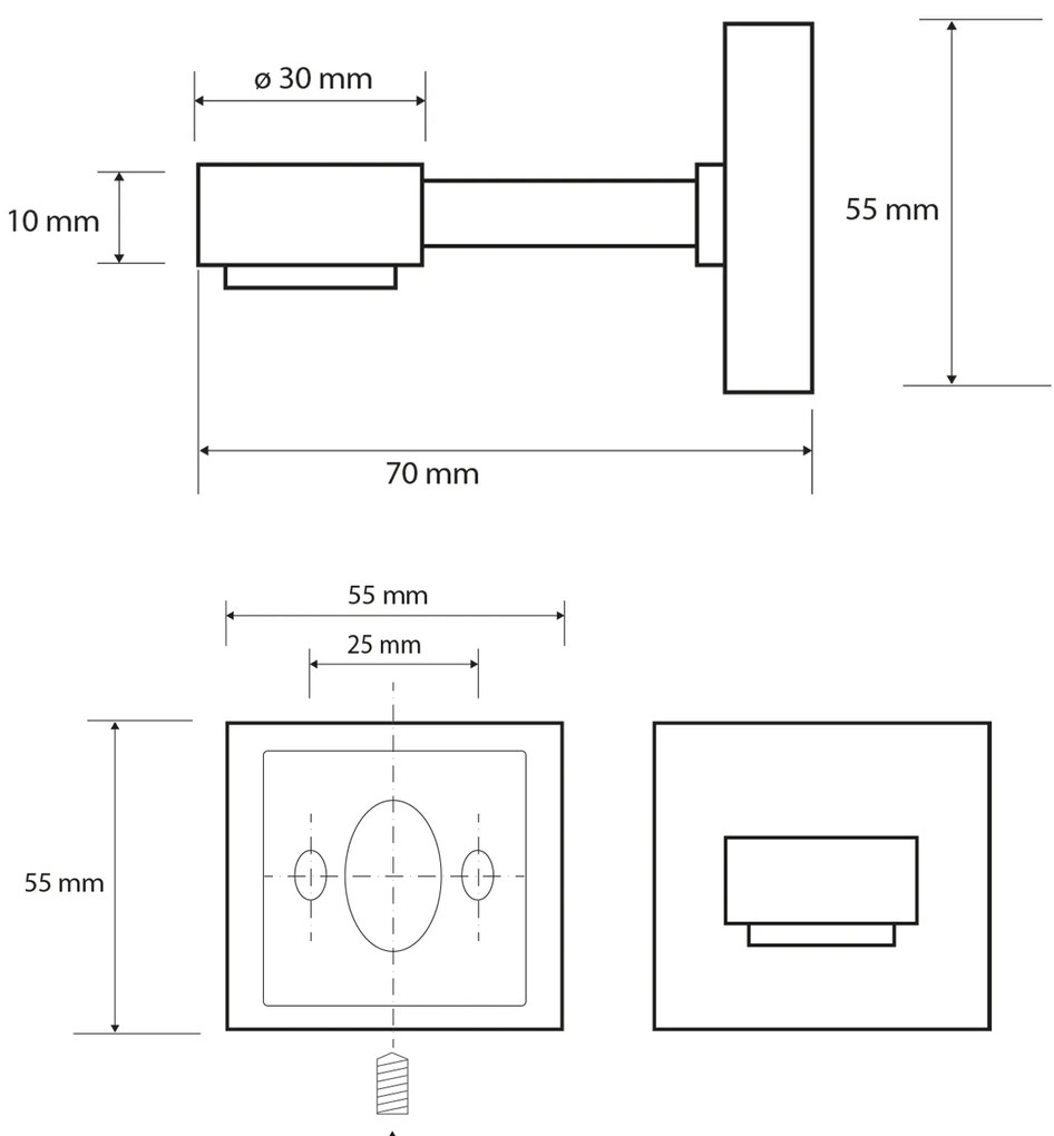 Sapho Sapho, X-SQUARE mýdlenka magnetická chrom, XQ801